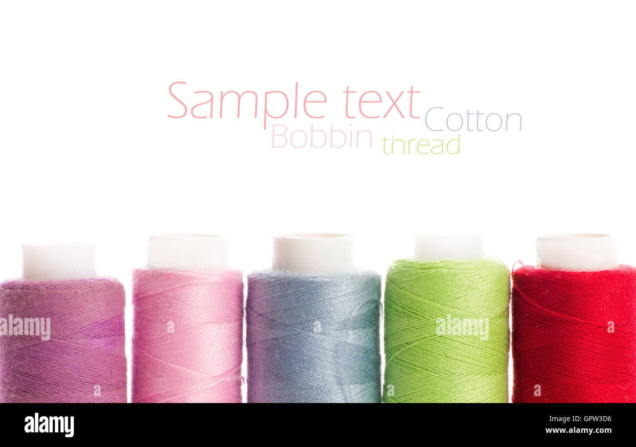 bobbins of thread Stock Photo - Alamy
