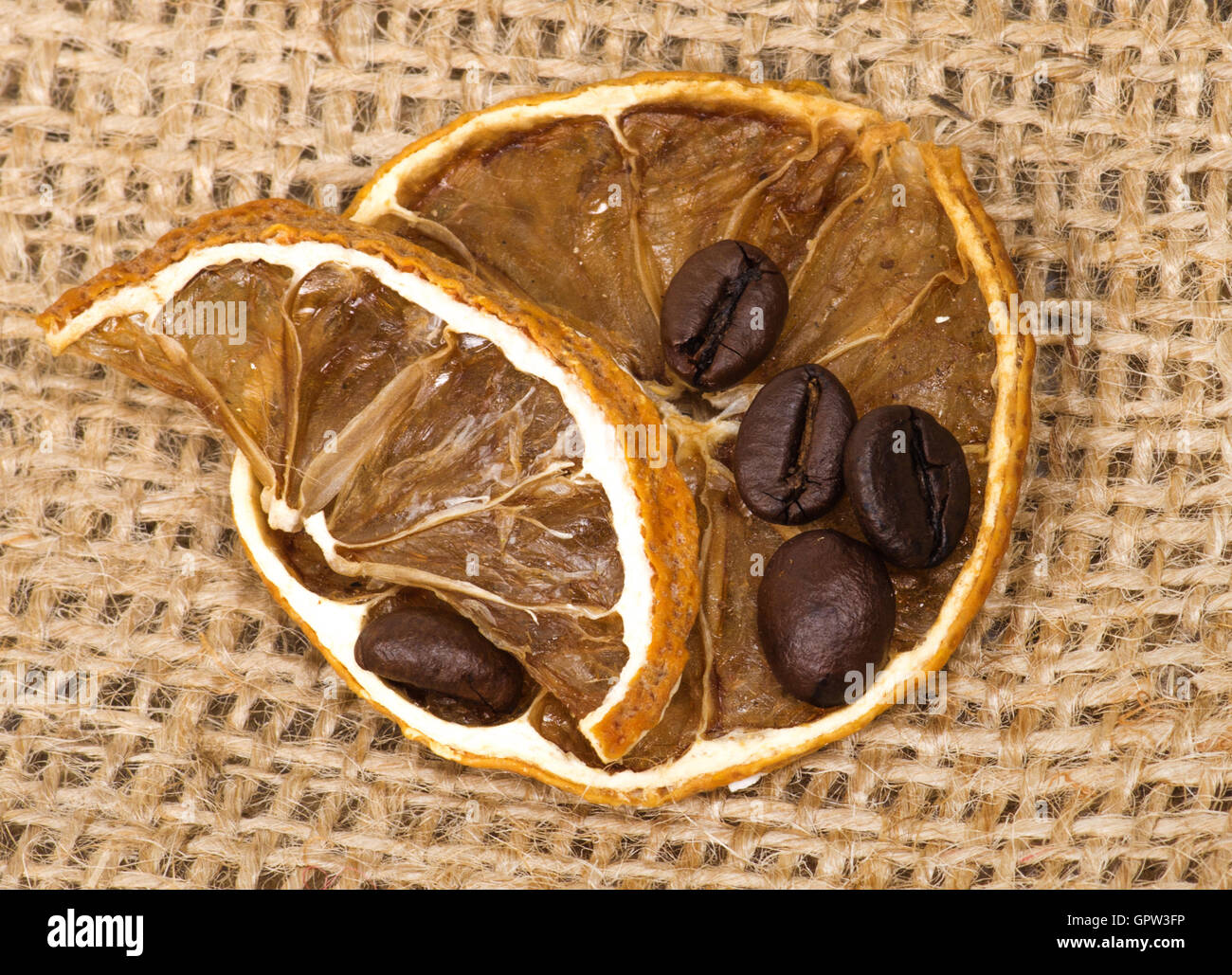 lemons and coffee Stock Photo - Alamy