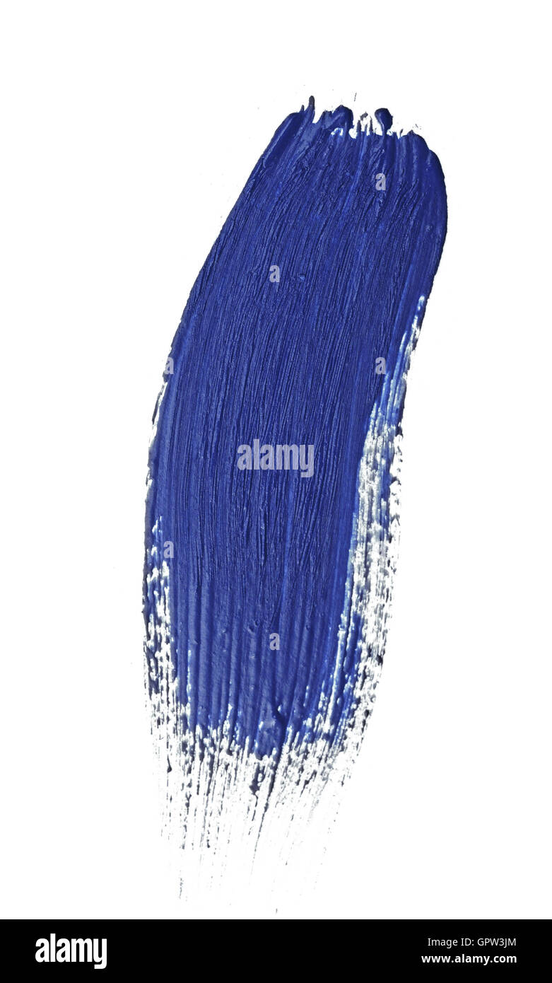 Blue brush stroke background hi-res stock photography and images - Alamy