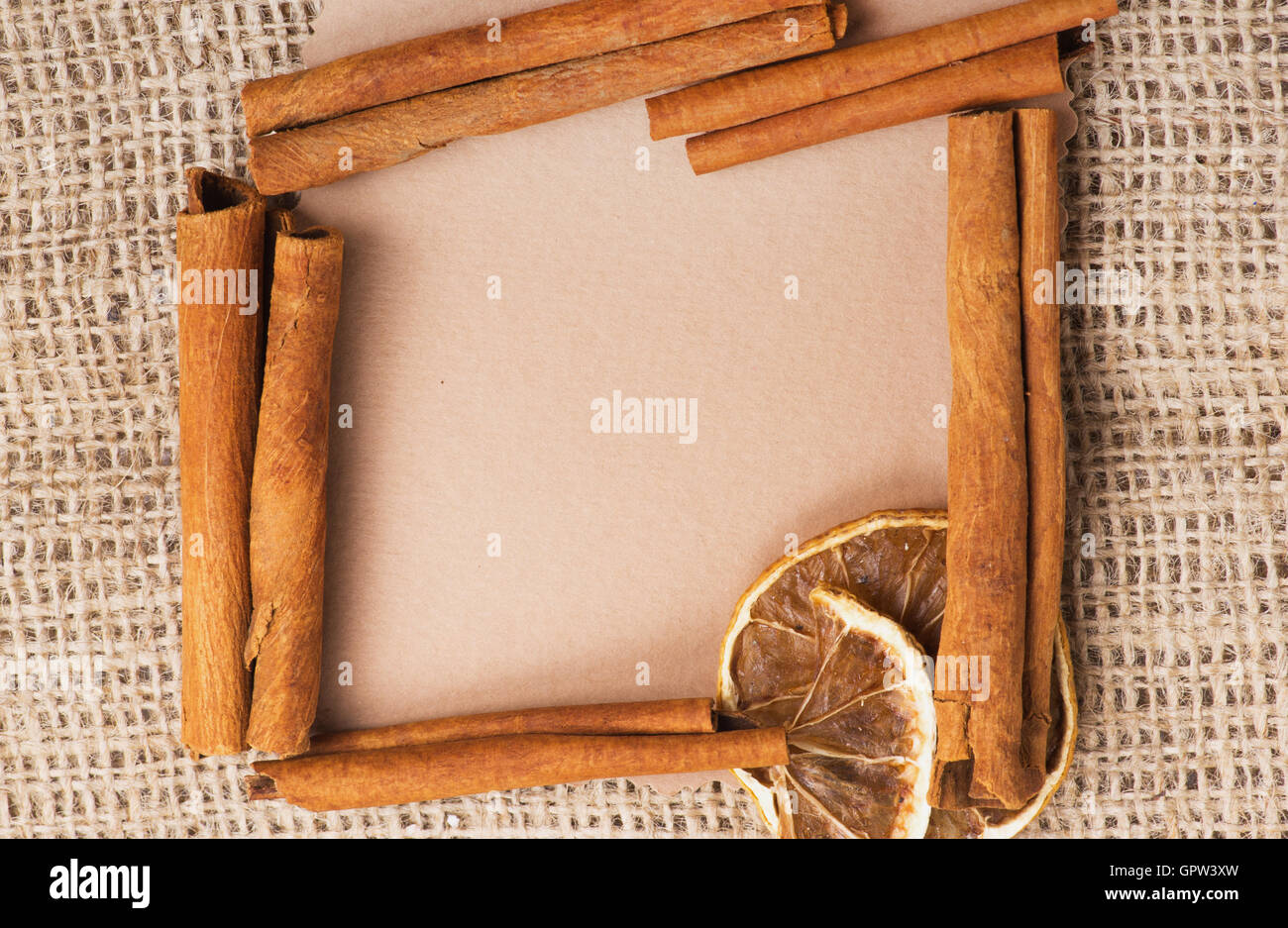 old paper for recipes and spices Stock Photo - Alamy