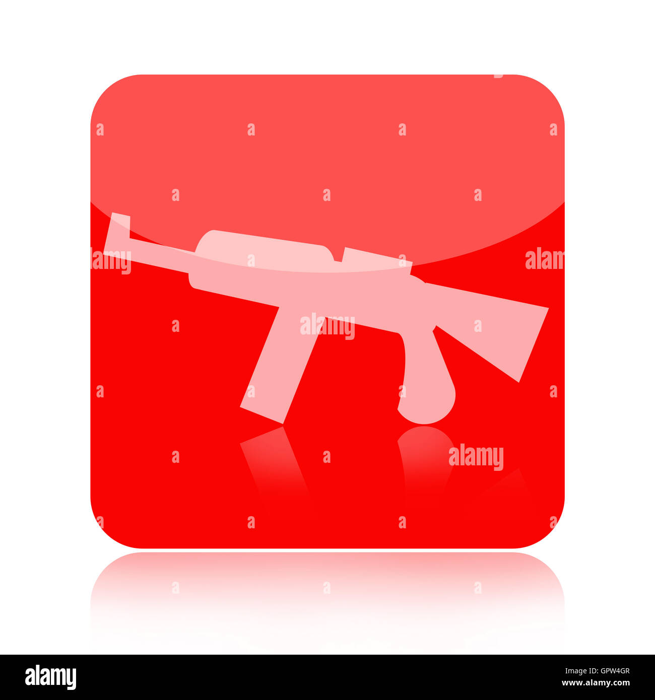 Icon rifle shooting Cut Out Stock Images & Pictures - Alamy