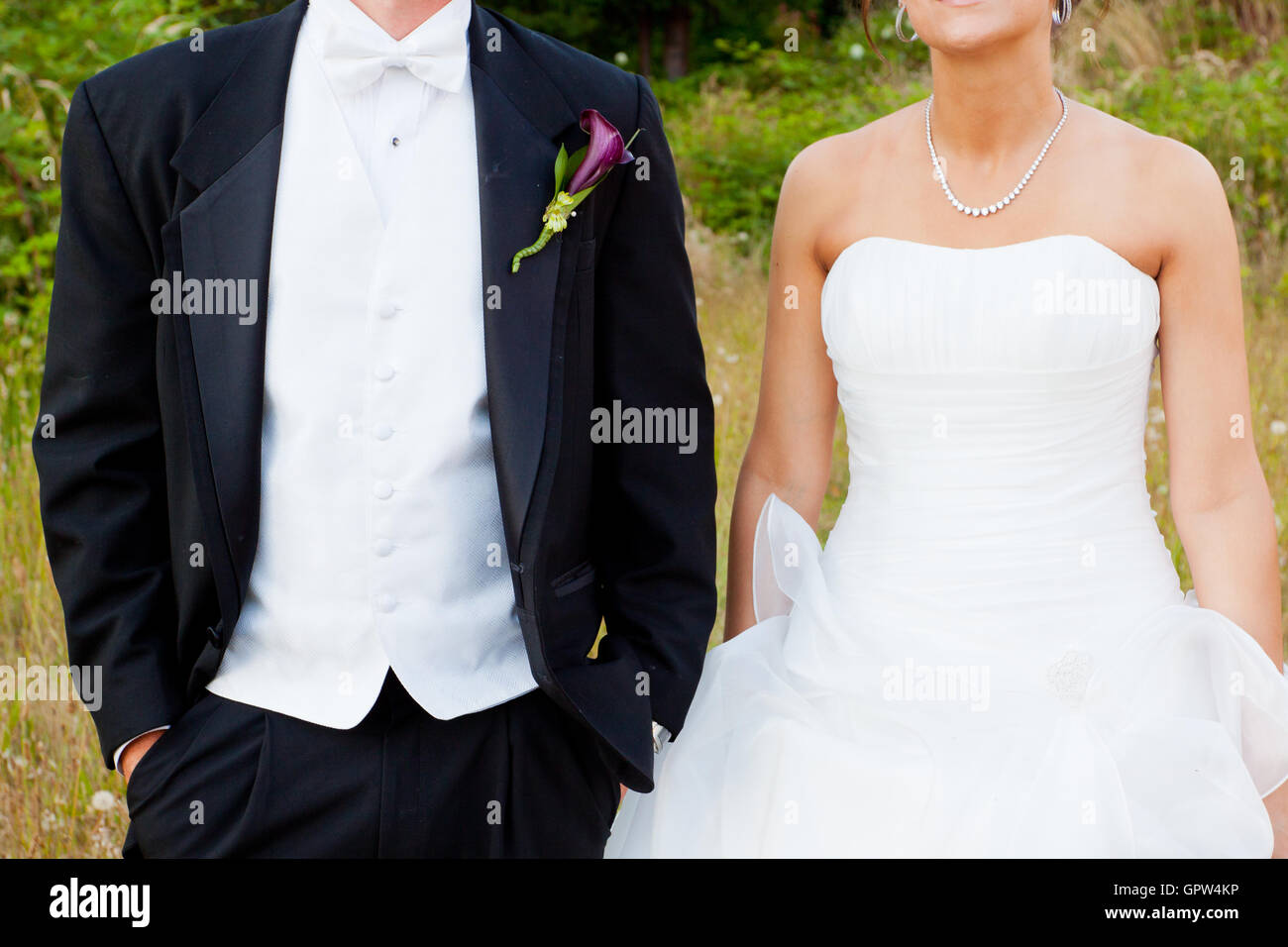 Bride and Groom Stock Photo - Alamy