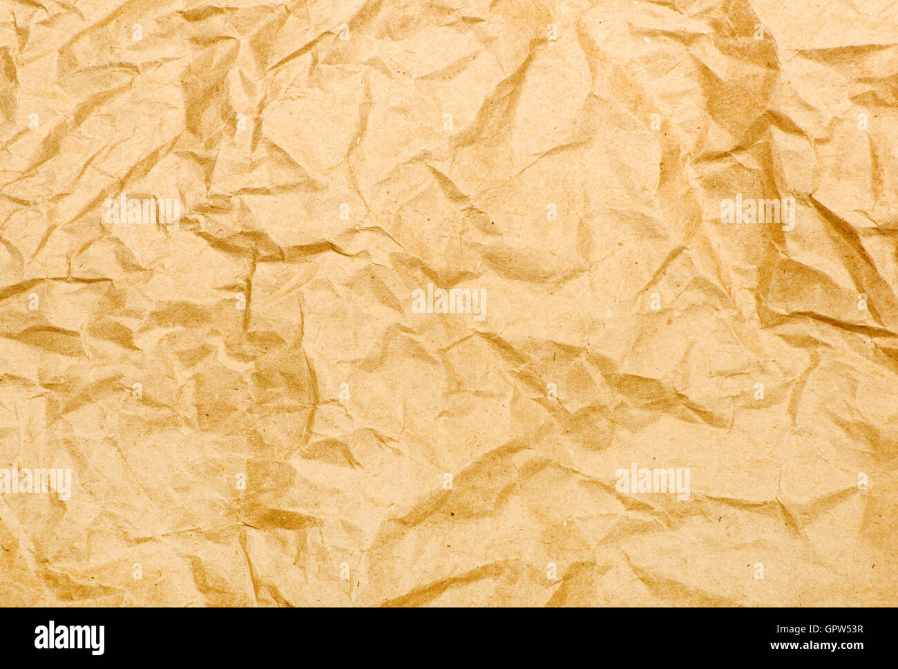 Old Crumpled Paper Stock Photo - Alamy