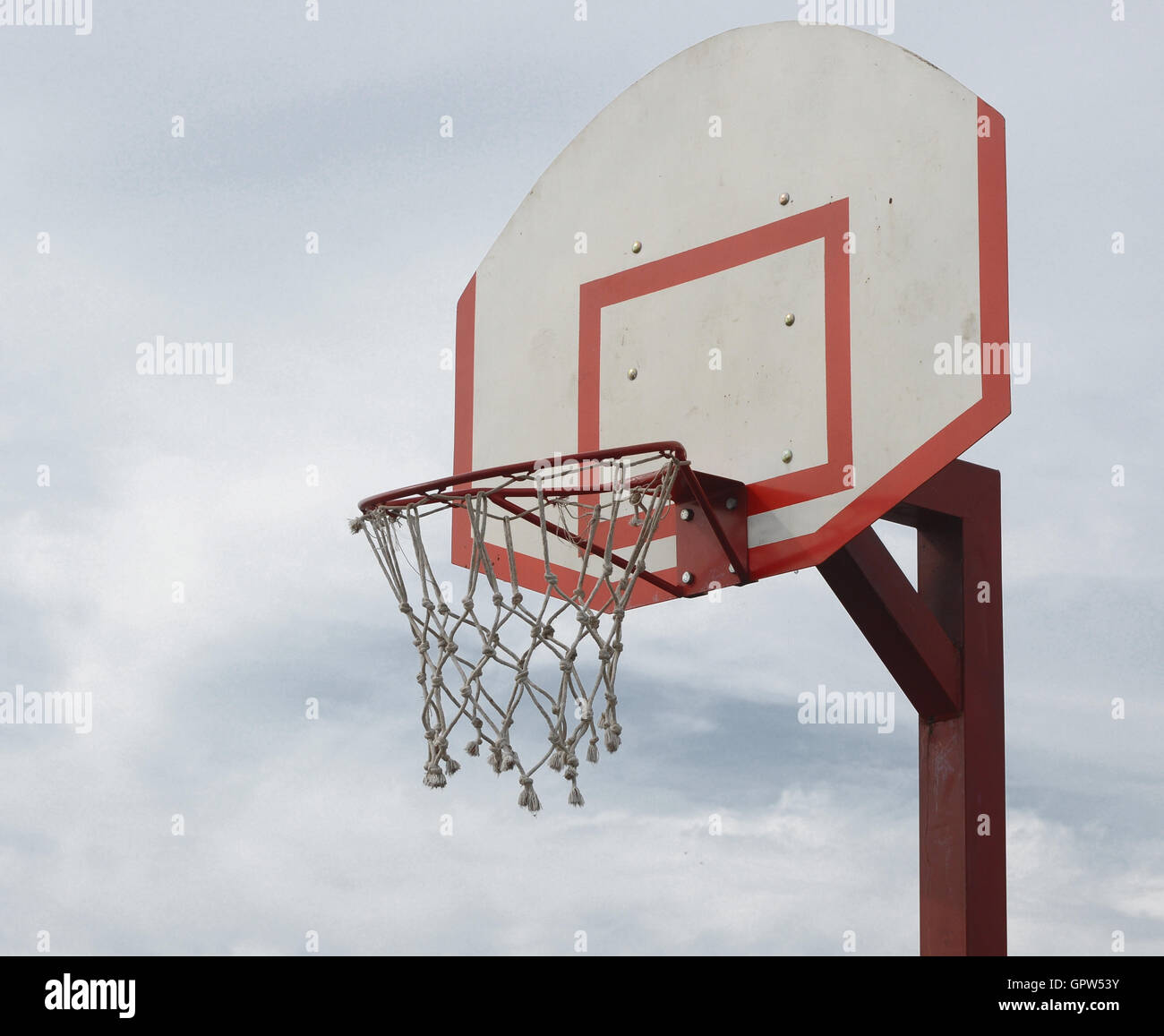 basket hoop over sky Stock Photo - Alamy