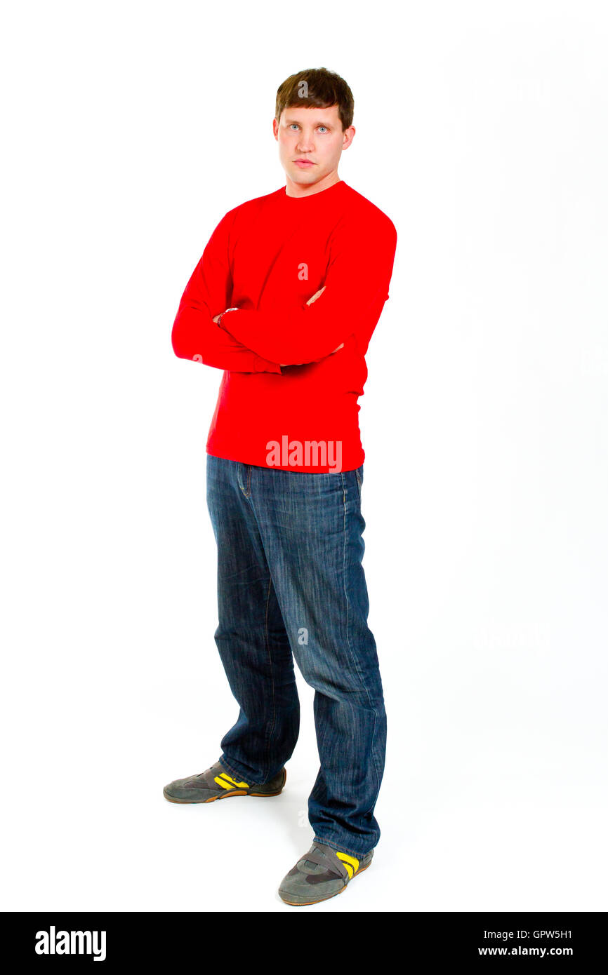 Man Studio Portrait Stock Photo - Alamy
