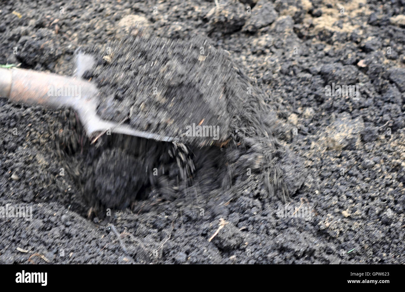 Dig with care hi-res stock photography and images - Alamy