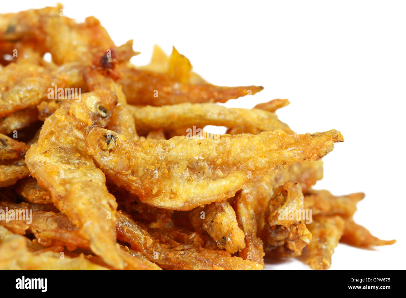 small fried fish Stock Photo - Alamy