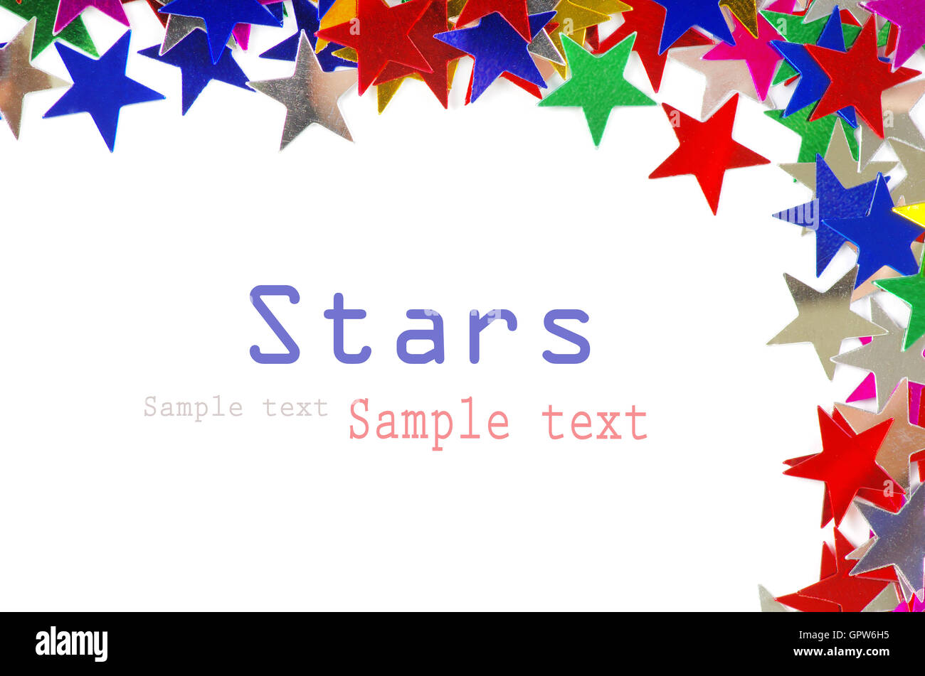 Colored stars background Stock Photo - Alamy