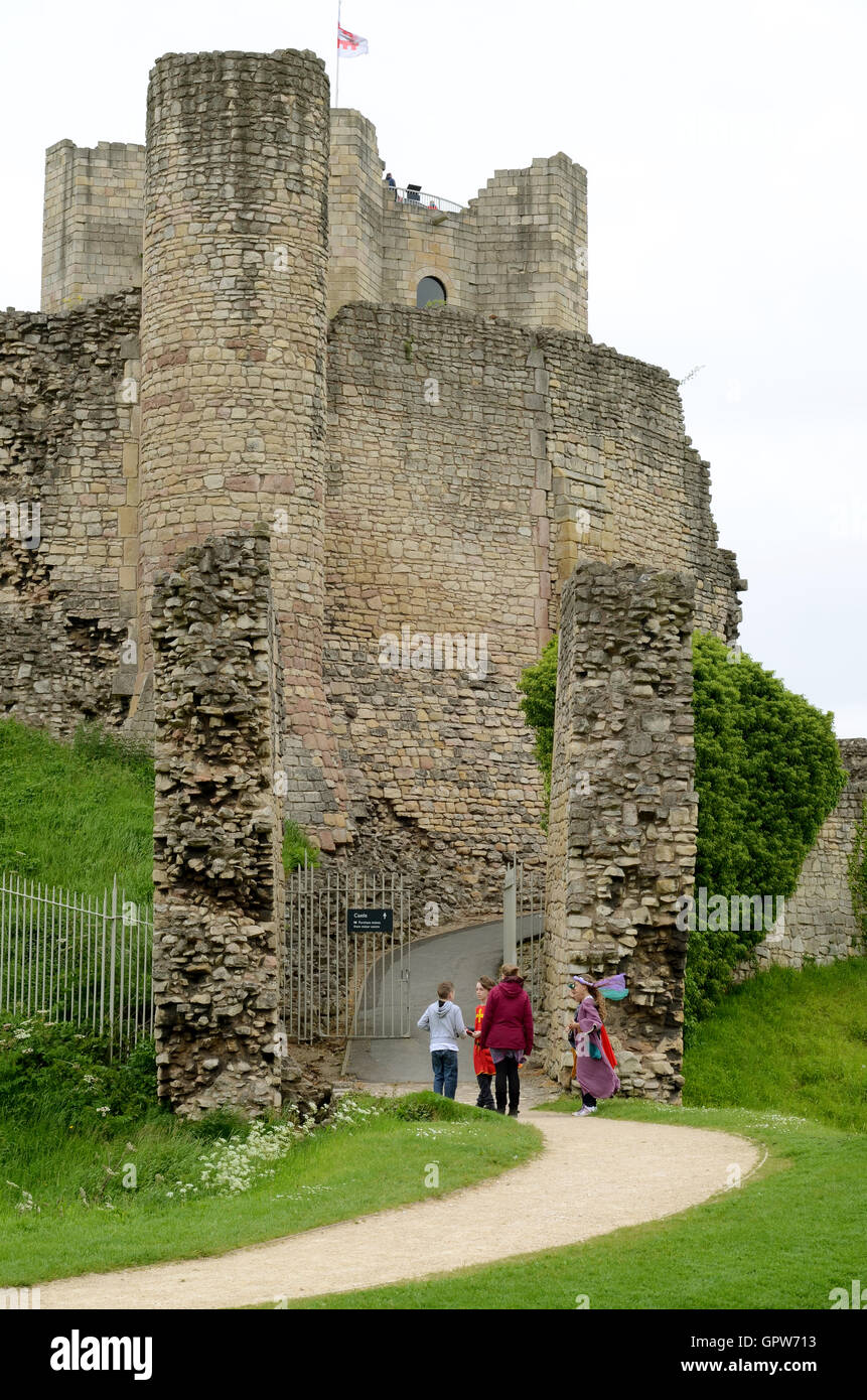 Conisbrough Castle, South Yorkshire Stock Photo - Alamy