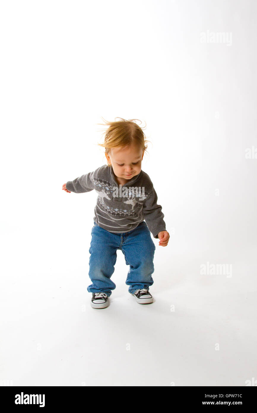 Young Boy Studio Portrait Stock Photo - Alamy