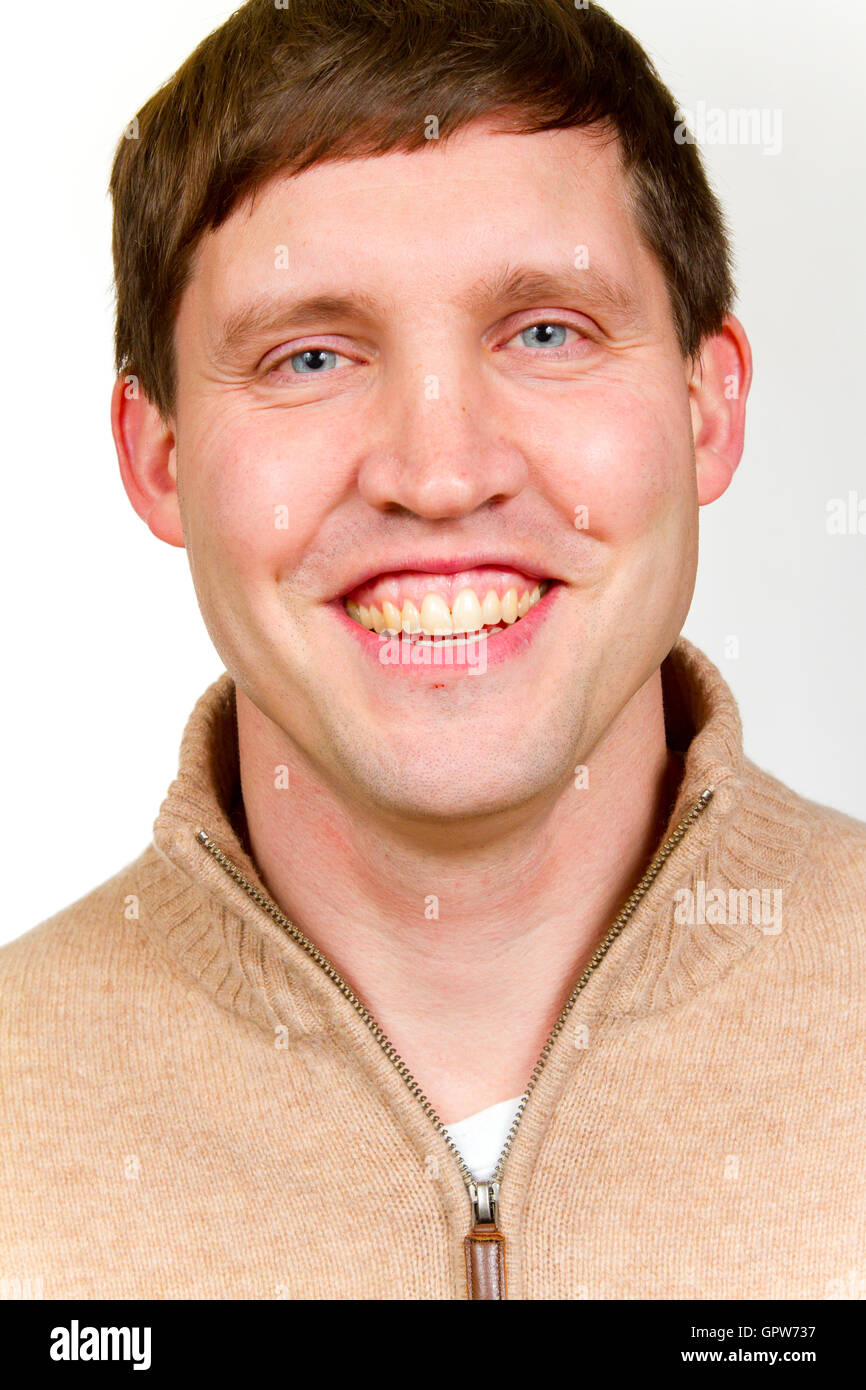 Man Studio Portrait Stock Photo - Alamy