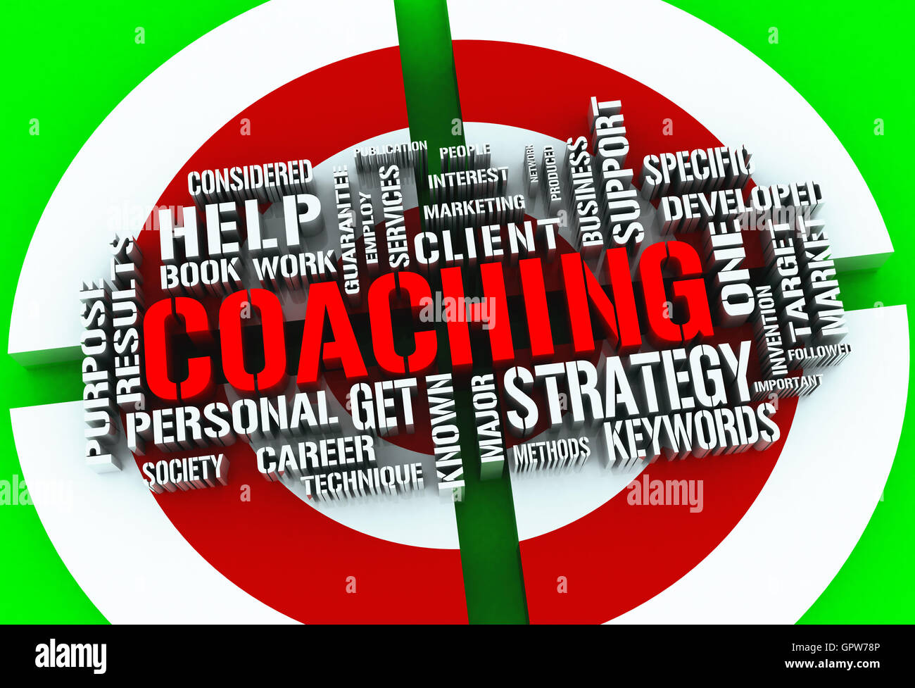 3D Coaching concepts Stock Photo - Alamy