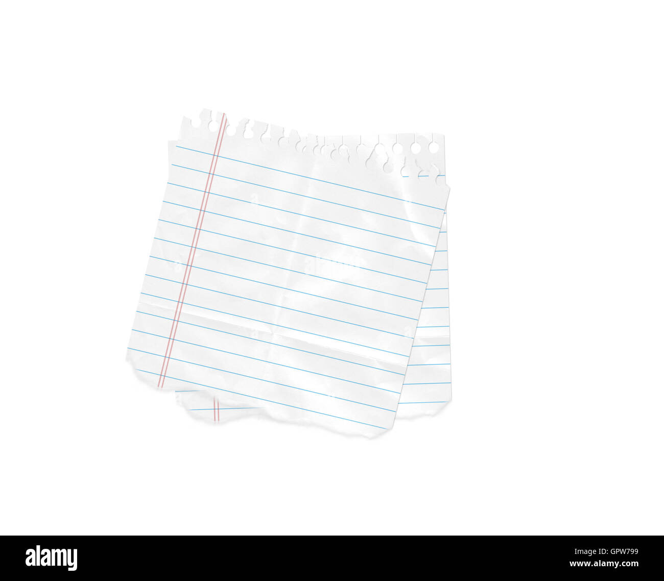 blank note pad isolated on white Stock Photo - Alamy