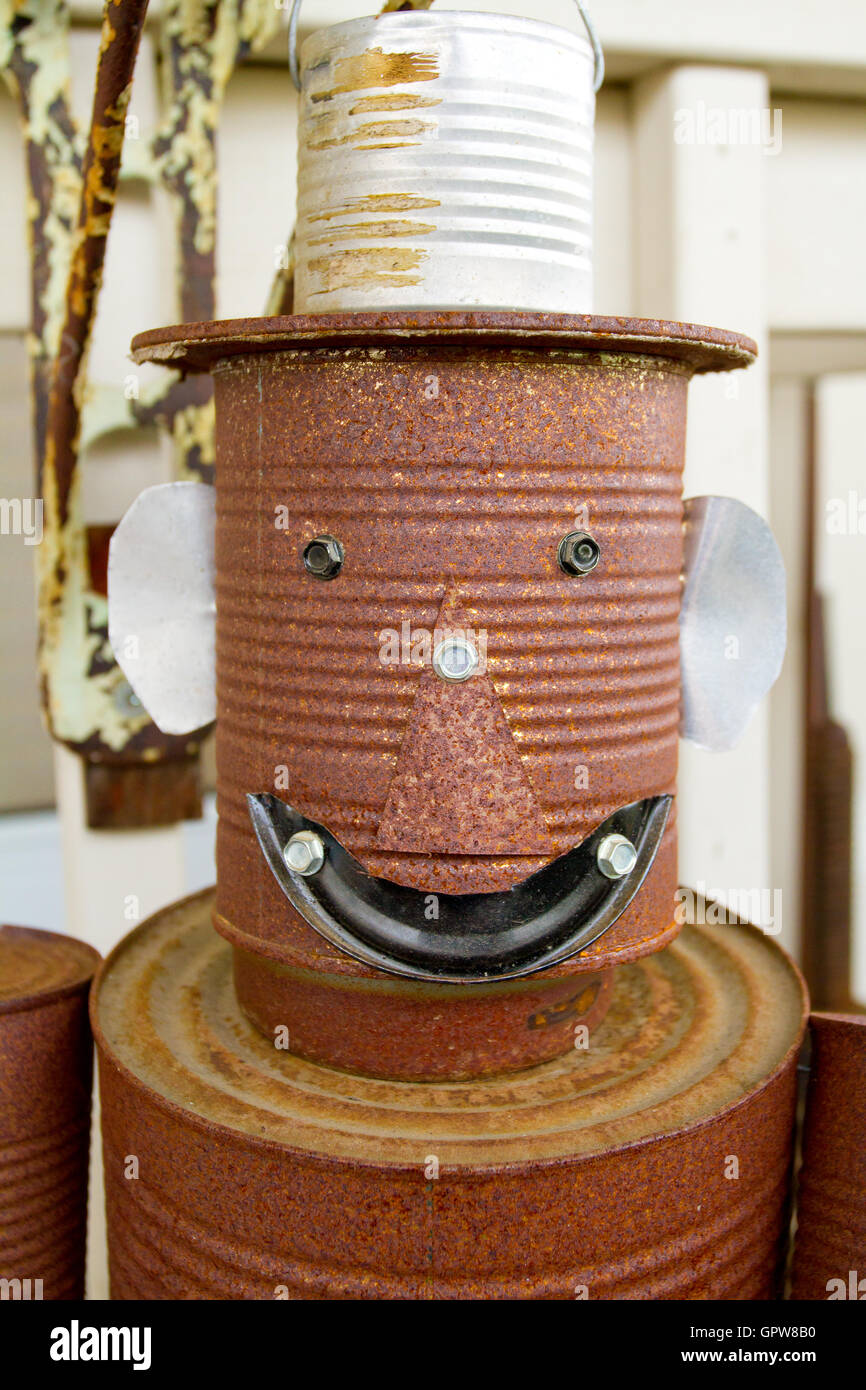 Tin Man Statue Stock Photo - Alamy