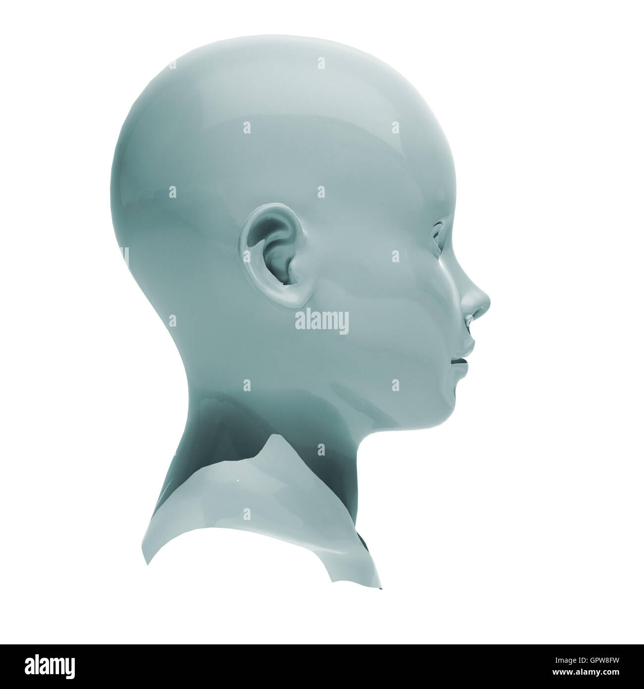 Android head isolated Stock Photo - Alamy