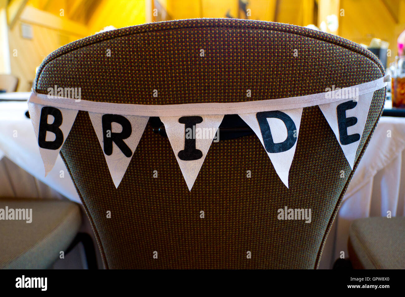 Wedding seat reserved hi-res stock photography and images - Alamy