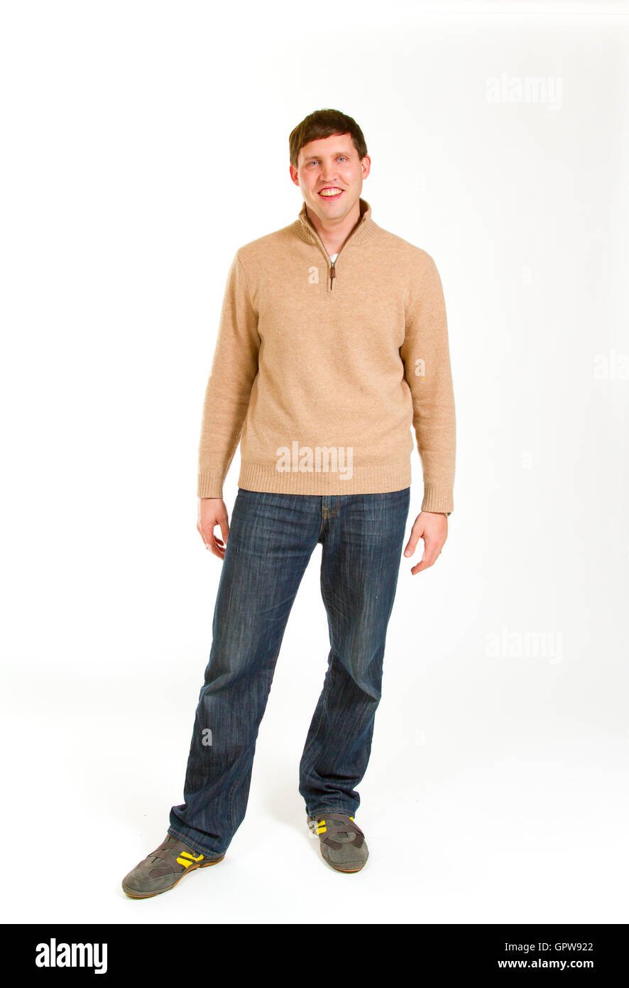 Man Studio Portrait Stock Photo - Alamy