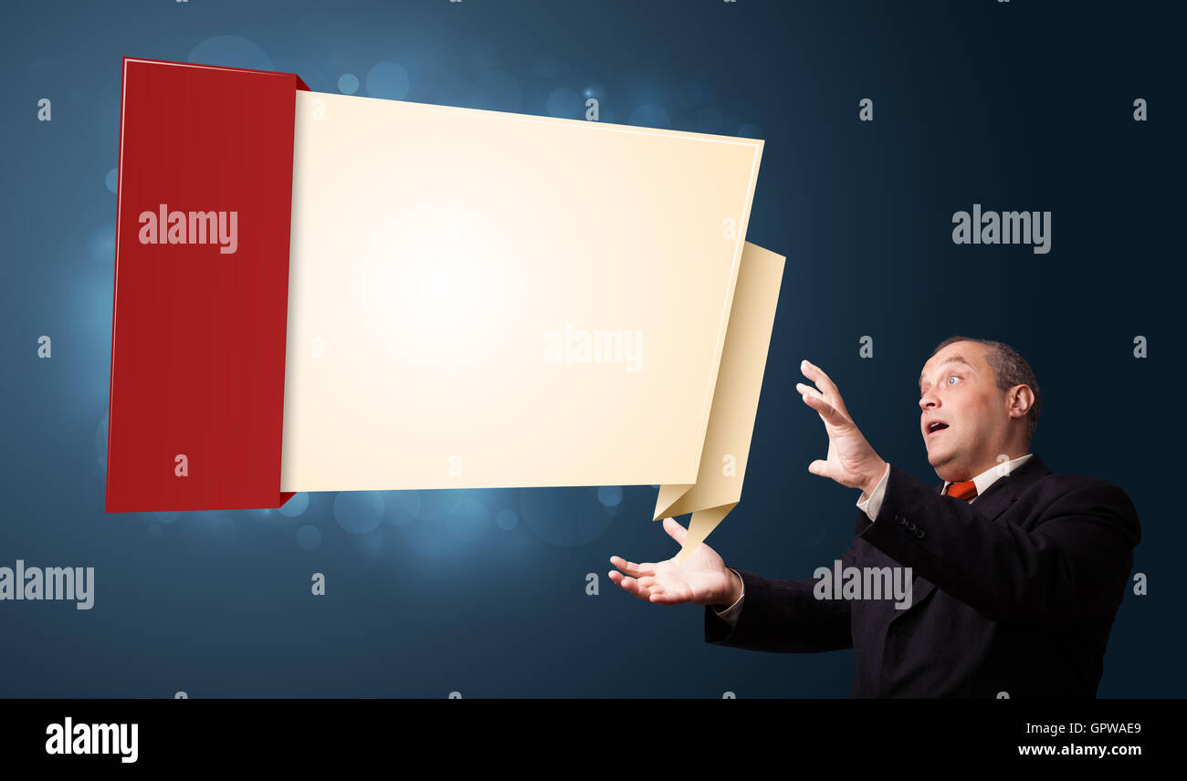 Funny businessman presenting modern hi-res stock photography and images ...