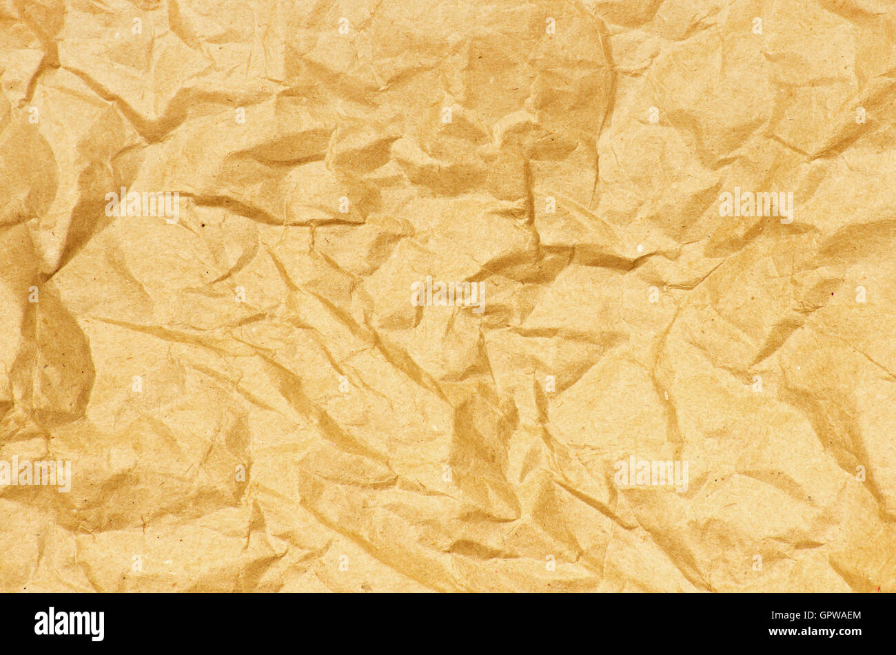 Old Crumpled Paper Stock Photo - Alamy