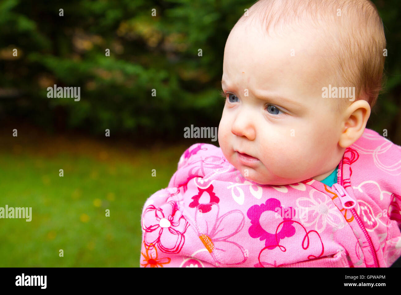Infant Girl Portrait Stock Photo - Alamy