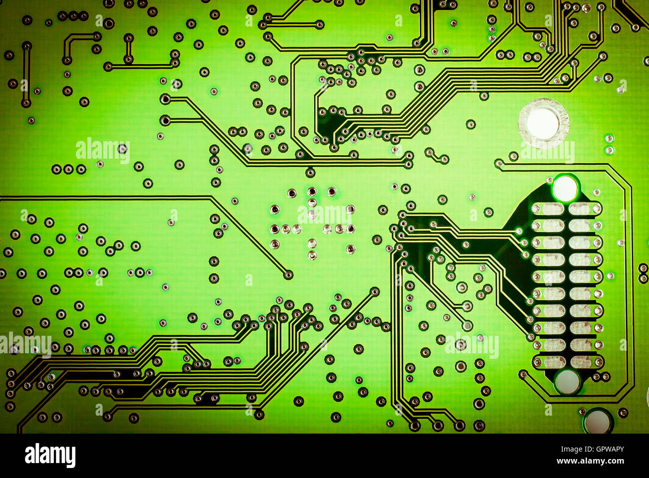 Microchip background - technology concept Stock Photo - Alamy