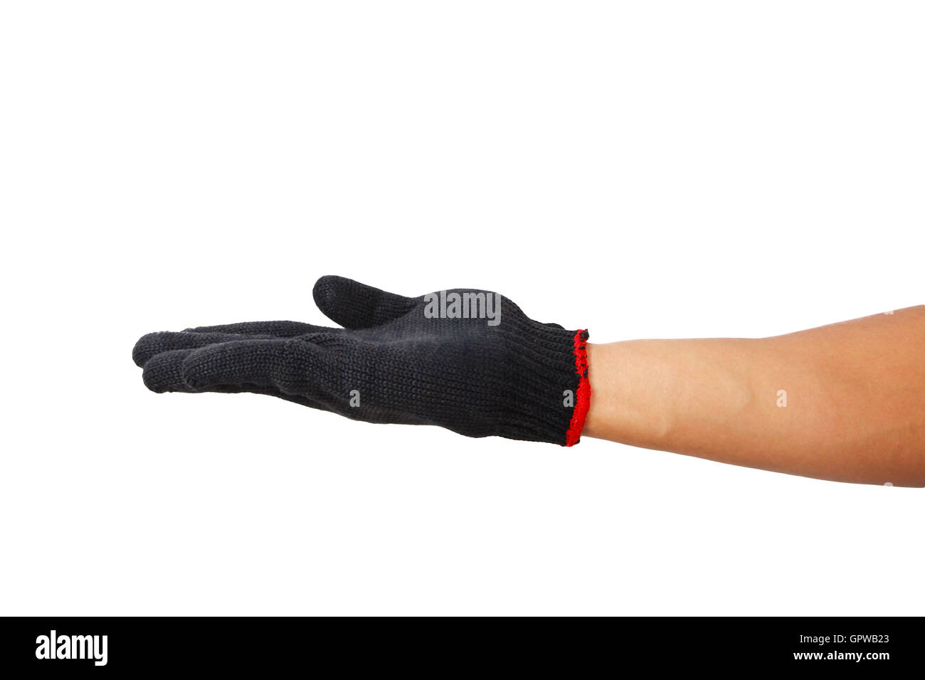 Glove middle finger hand hi-res stock photography and images - Alamy