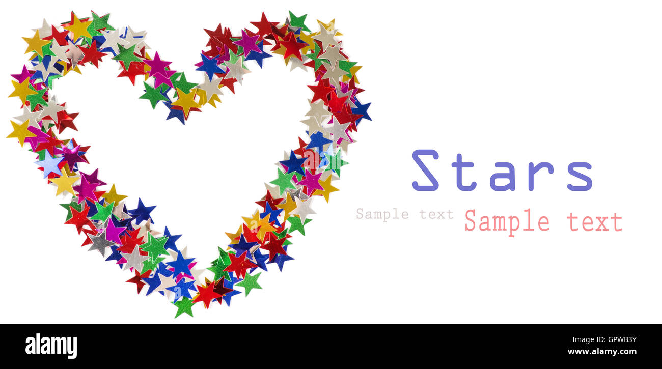 Big star composed many colored hi-res stock photography and images - Alamy