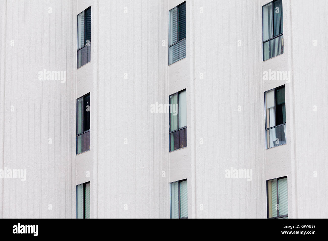 Outside facade of modern apartment block building Stock Photo - Alamy