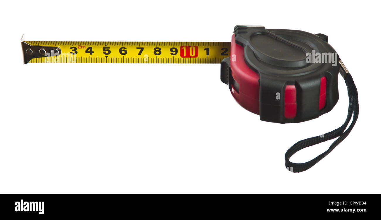 Tape meter Cut Out Stock Images & Pictures - Alamy