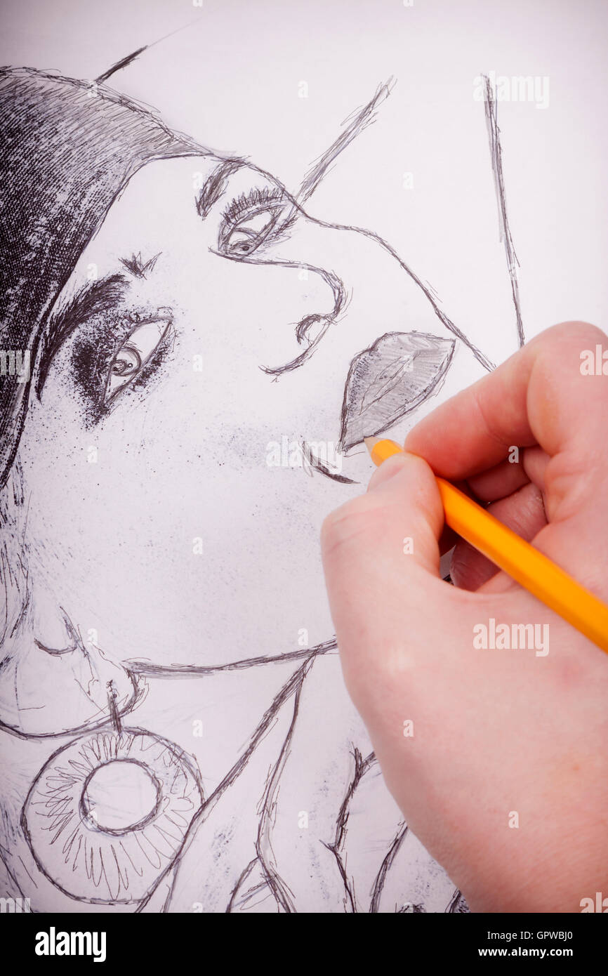 Cad drawing people hi-res stock photography and images - Alamy