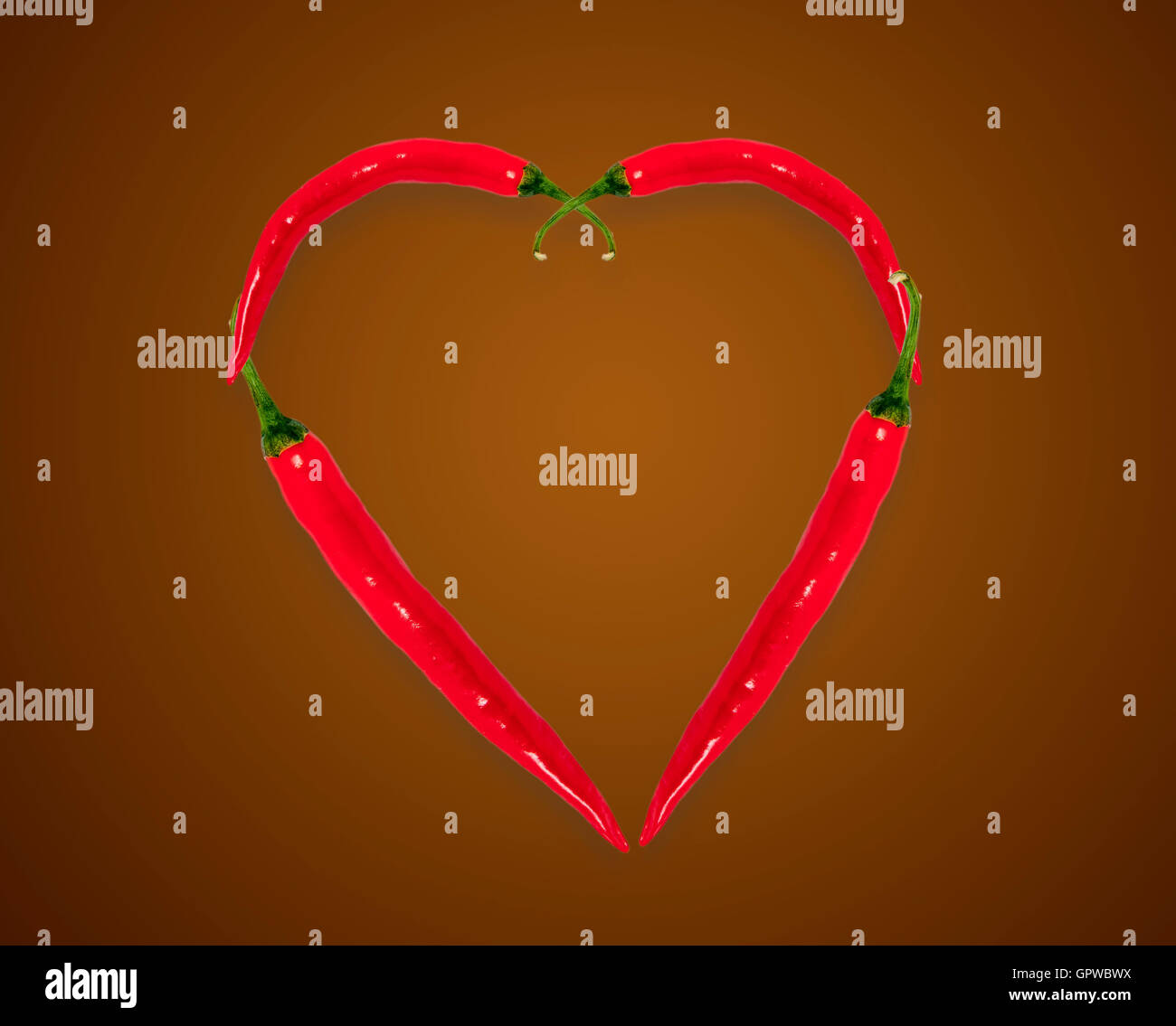 Chilli heart hi-res stock photography and images - Alamy