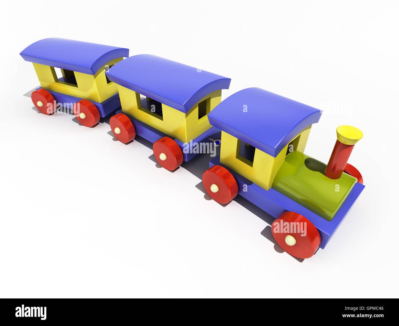 Yellow train carriage Cut Out Stock Images & Pictures - Alamy