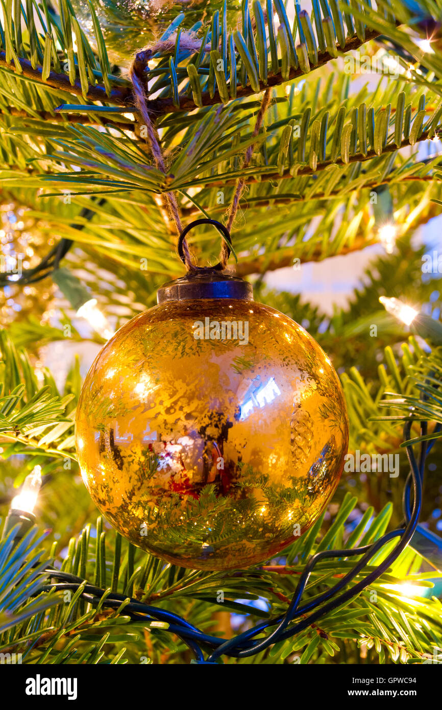 Elegant Christmas Ornaments Stock Photo - Alamy