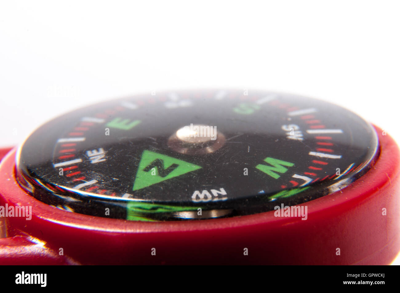 Compass showing north direction Stock Photo - Alamy