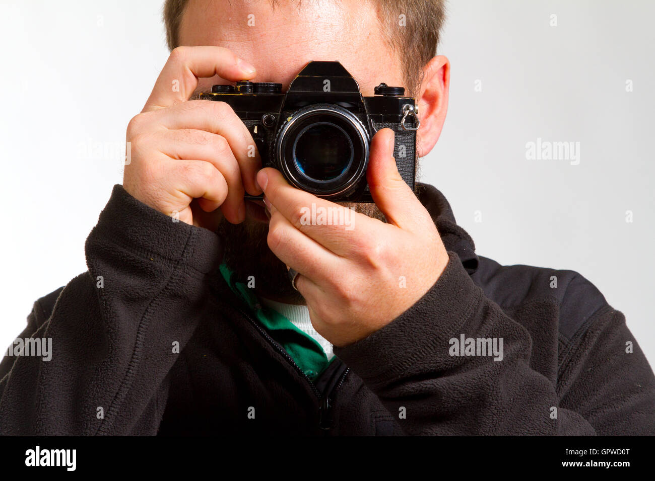 Photographer and Camera Stock Photo - Alamy