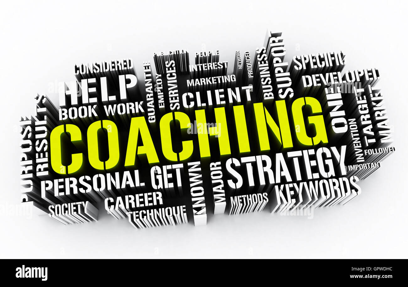 3D Coaching concepts Stock Photo - Alamy