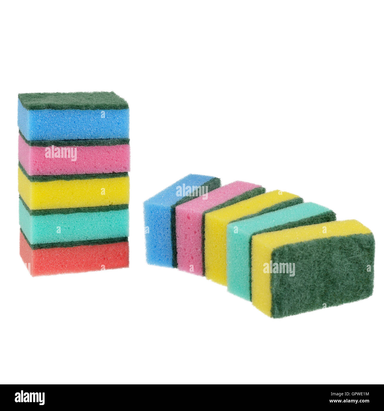 Set of kitchen sponges Stock Photo - Alamy