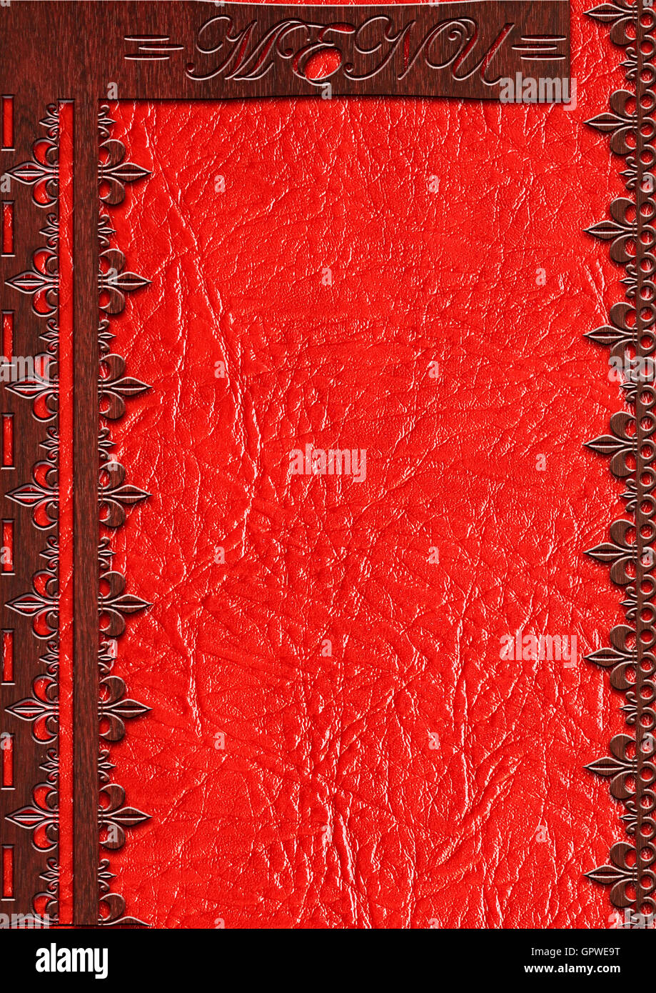 Vintage menu frame. abstract of grunge restaurant menu Stock Photo - Alamy