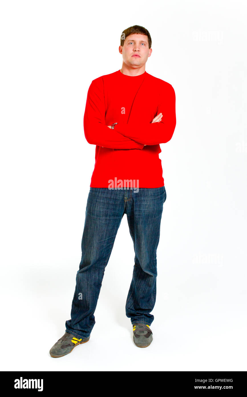 Man Studio Portrait Stock Photo - Alamy