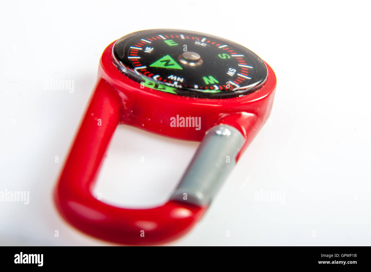 Compass showing north direction Stock Photo - Alamy
