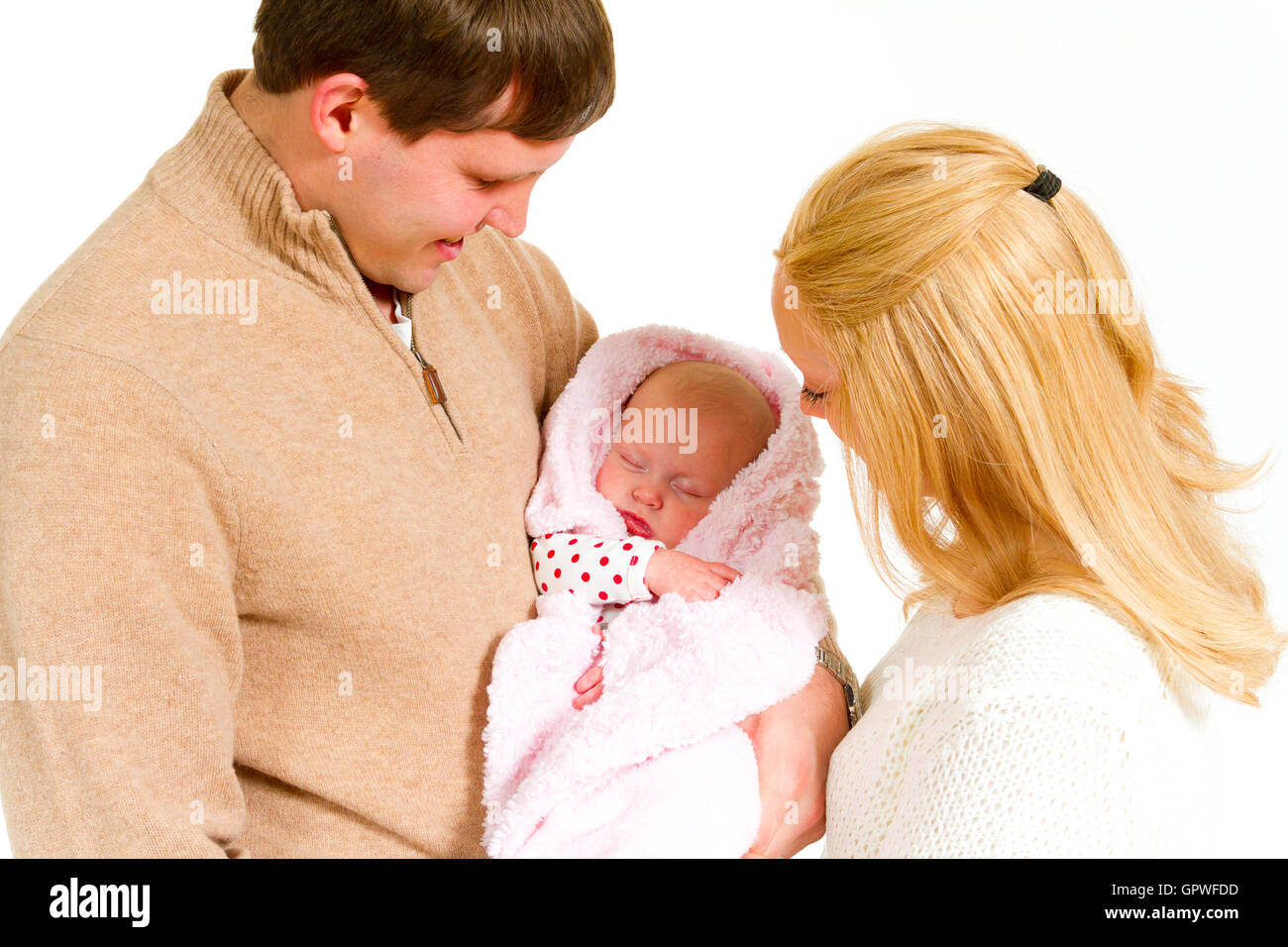 Newborn Baby and Family Stock Photo - Alamy