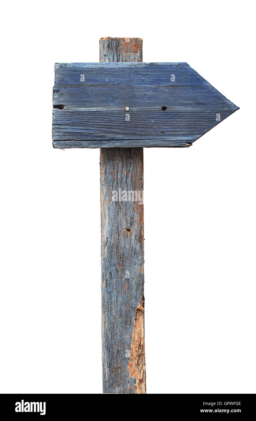 Arrows road sign isolated on white Stock Photo - Alamy