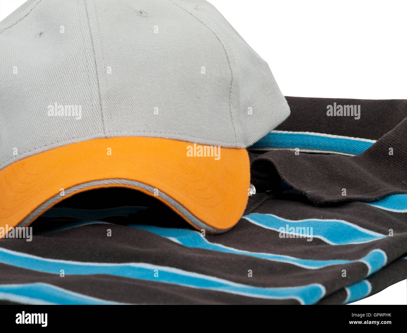 T shirt and cap Stock Photo - Alamy