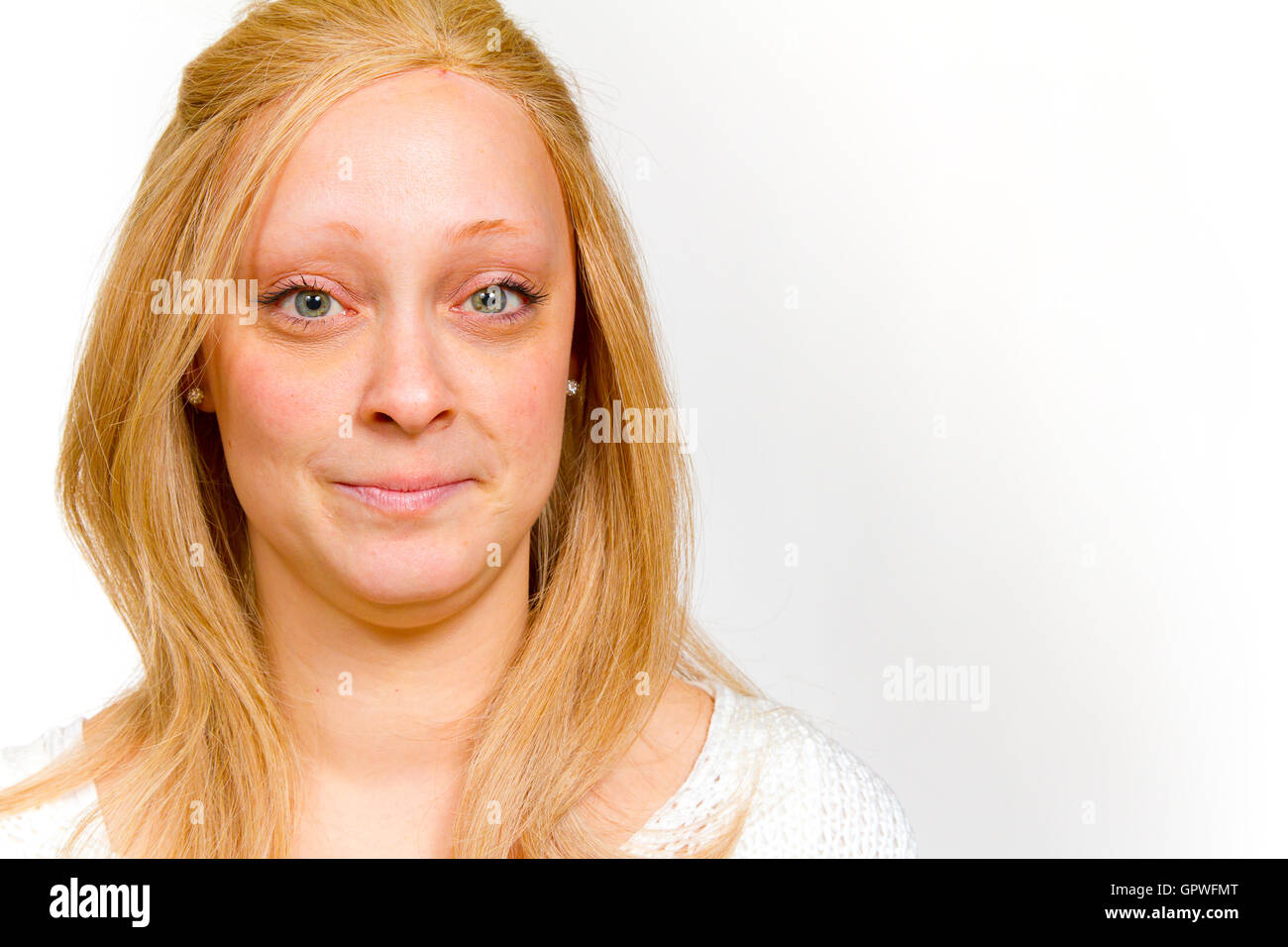 Woman Studio Portrait Stock Photo - Alamy