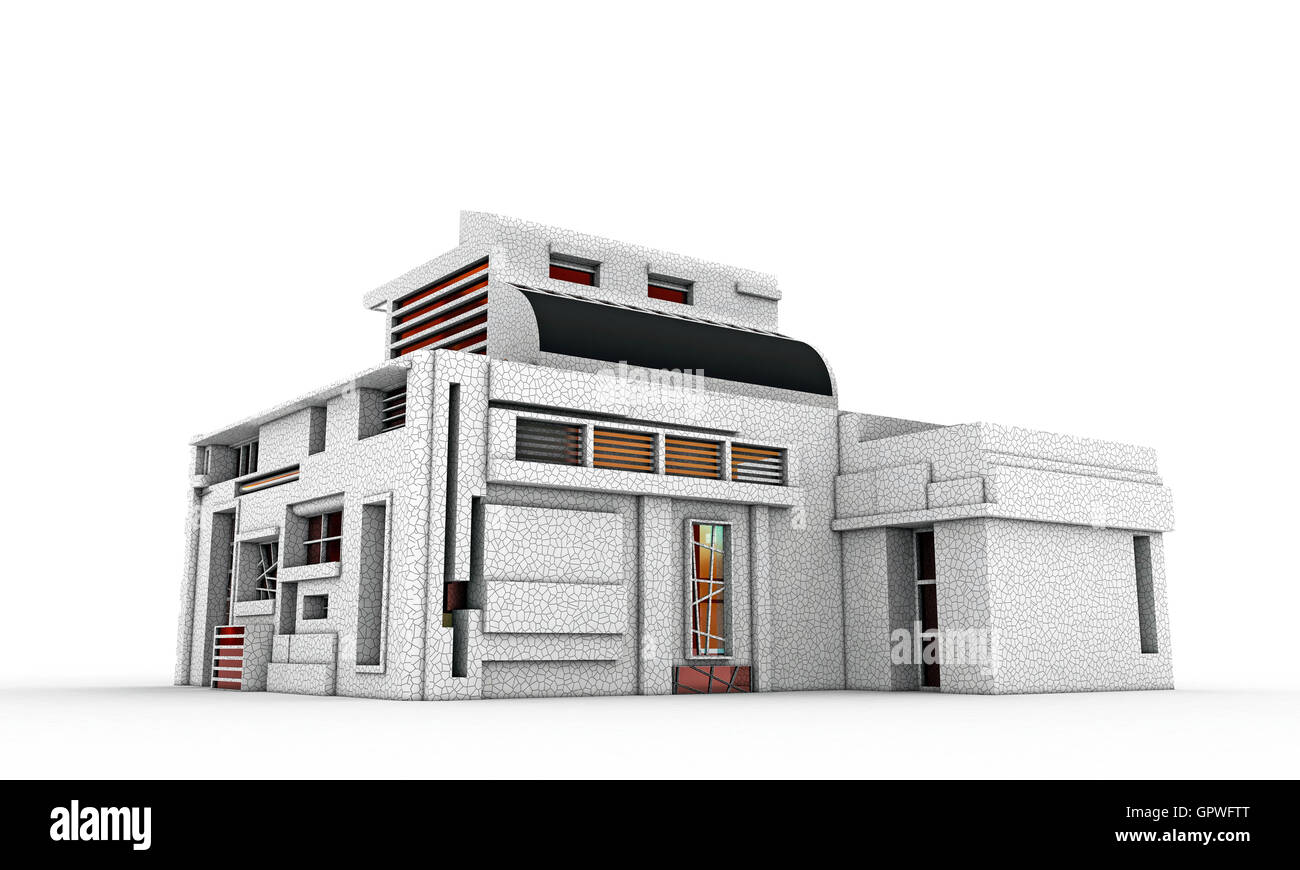 Modern luxury mansion Cut Out Stock Images & Pictures - Alamy