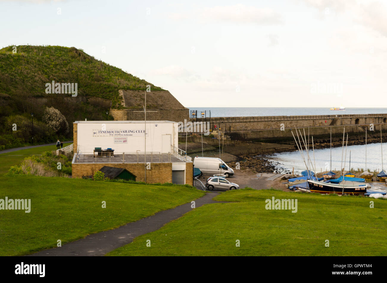 Tynemouth Sailing Club at Tynemouth Stock Photo - Alamy
