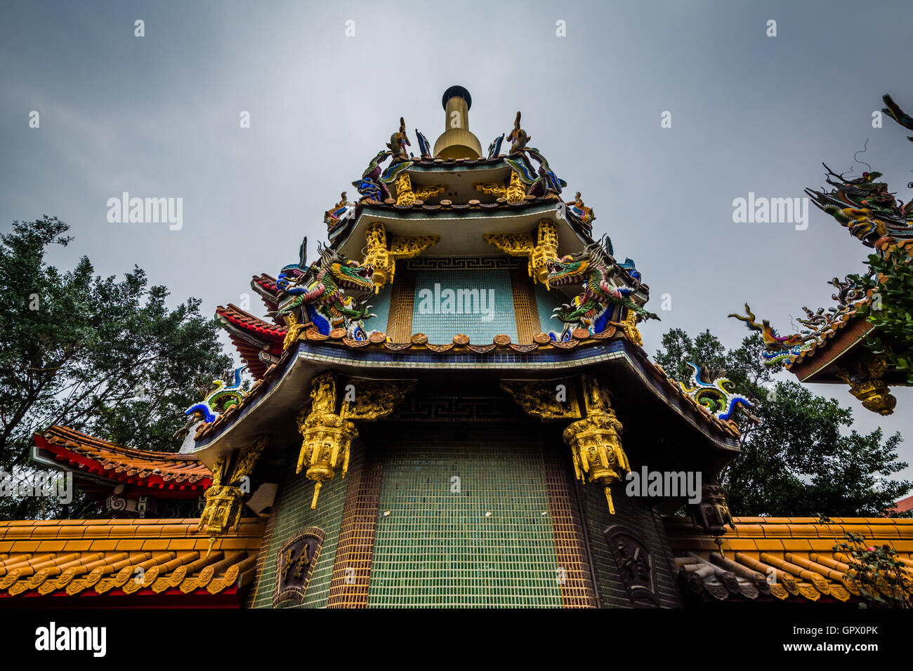Historic building in the Datong District, in Taipei, Taiwan Stock Photo ...