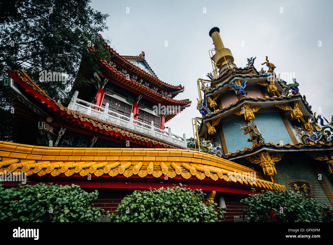 Historic building in the Datong District, in Taipei, Taiwan Stock Photo ...