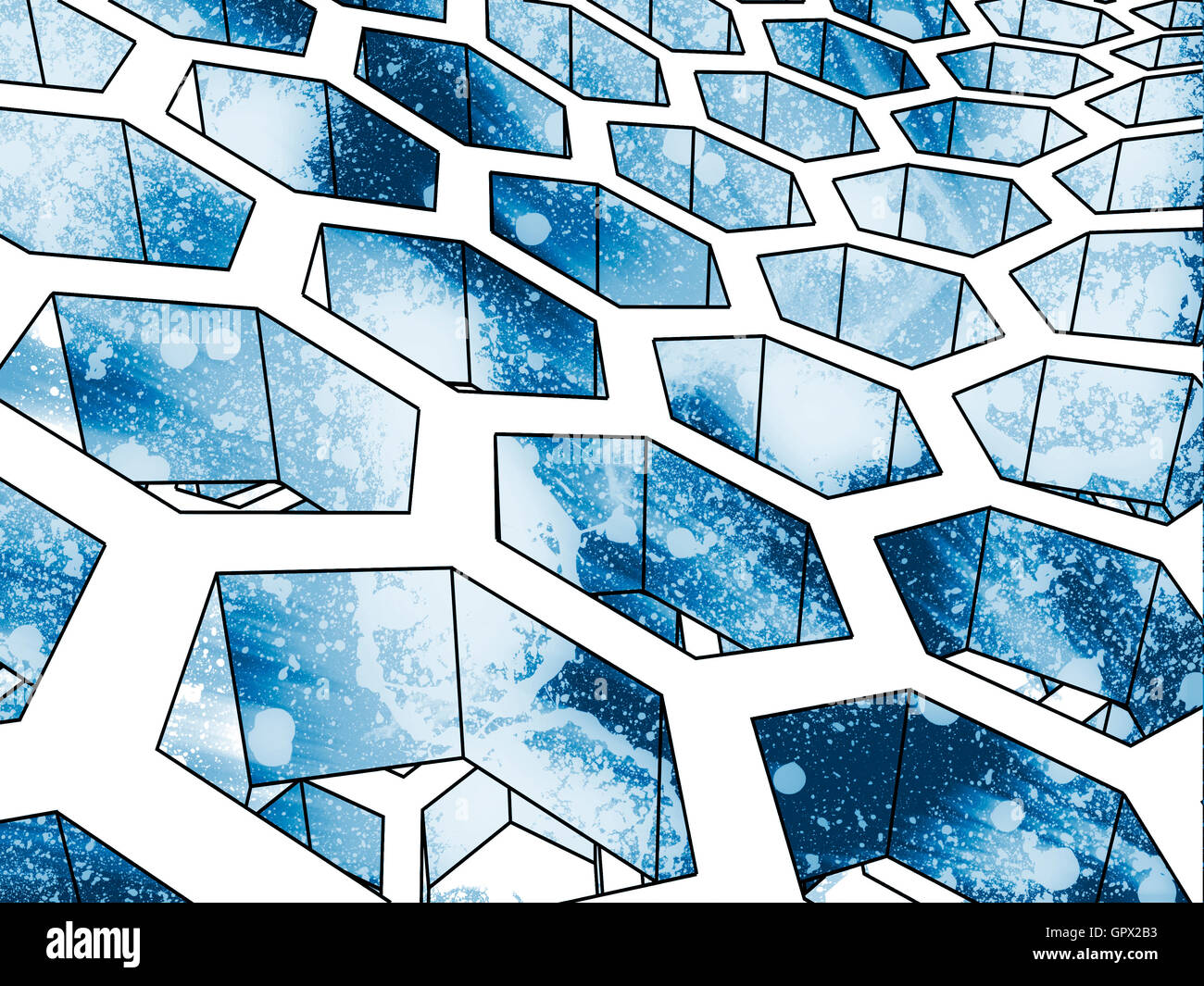 Abstract honeycomb background Stock Photo - Alamy