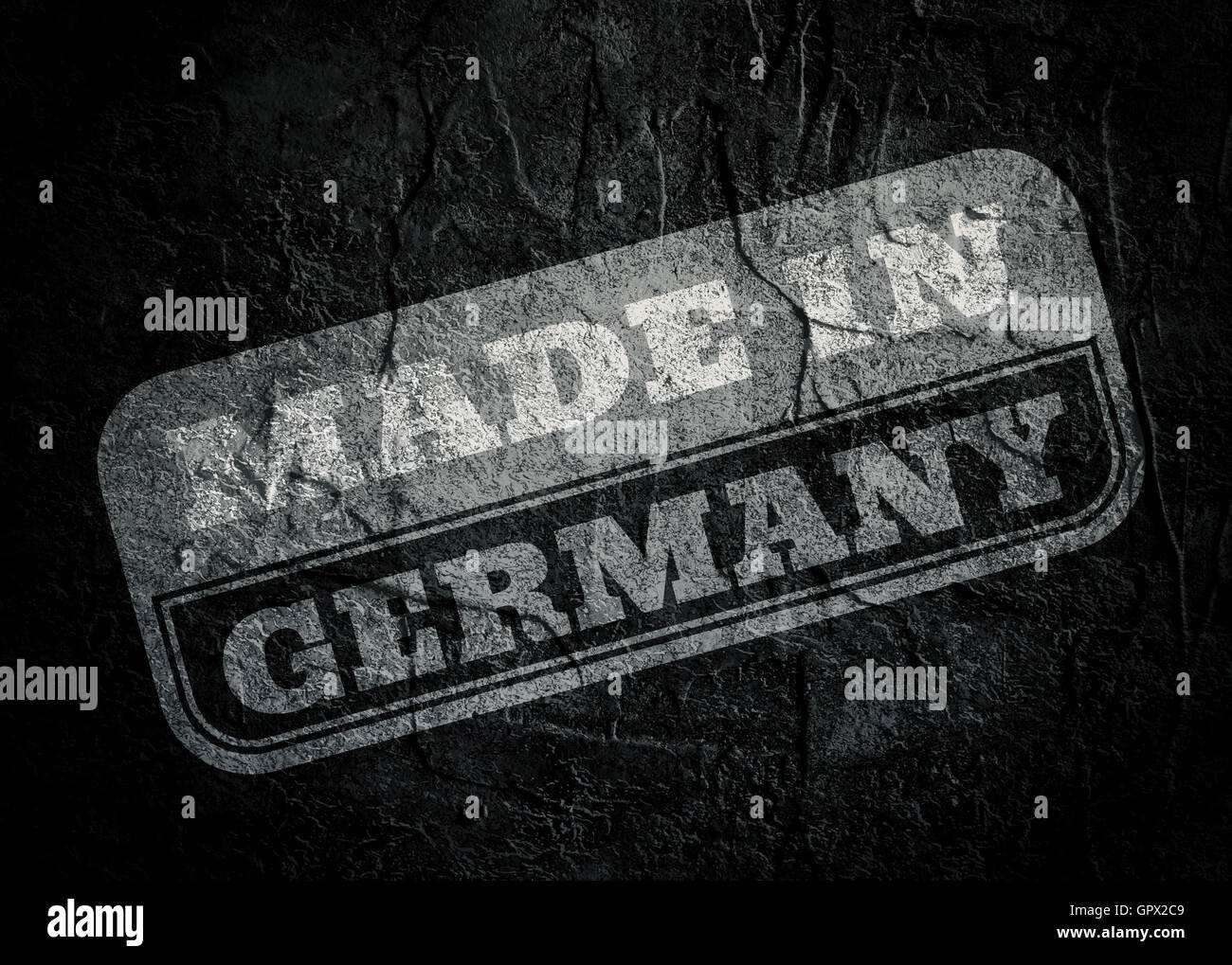 Stamp with made in Germany text over grunge background Stock Photo - Alamy